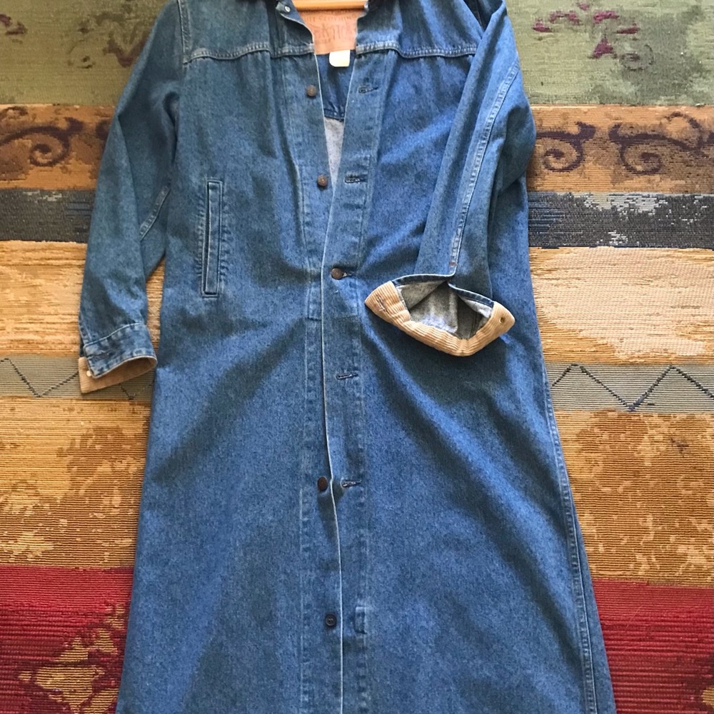 Vintage 1980’s Levi Cowboy Duster Coat. American Made… - Gem